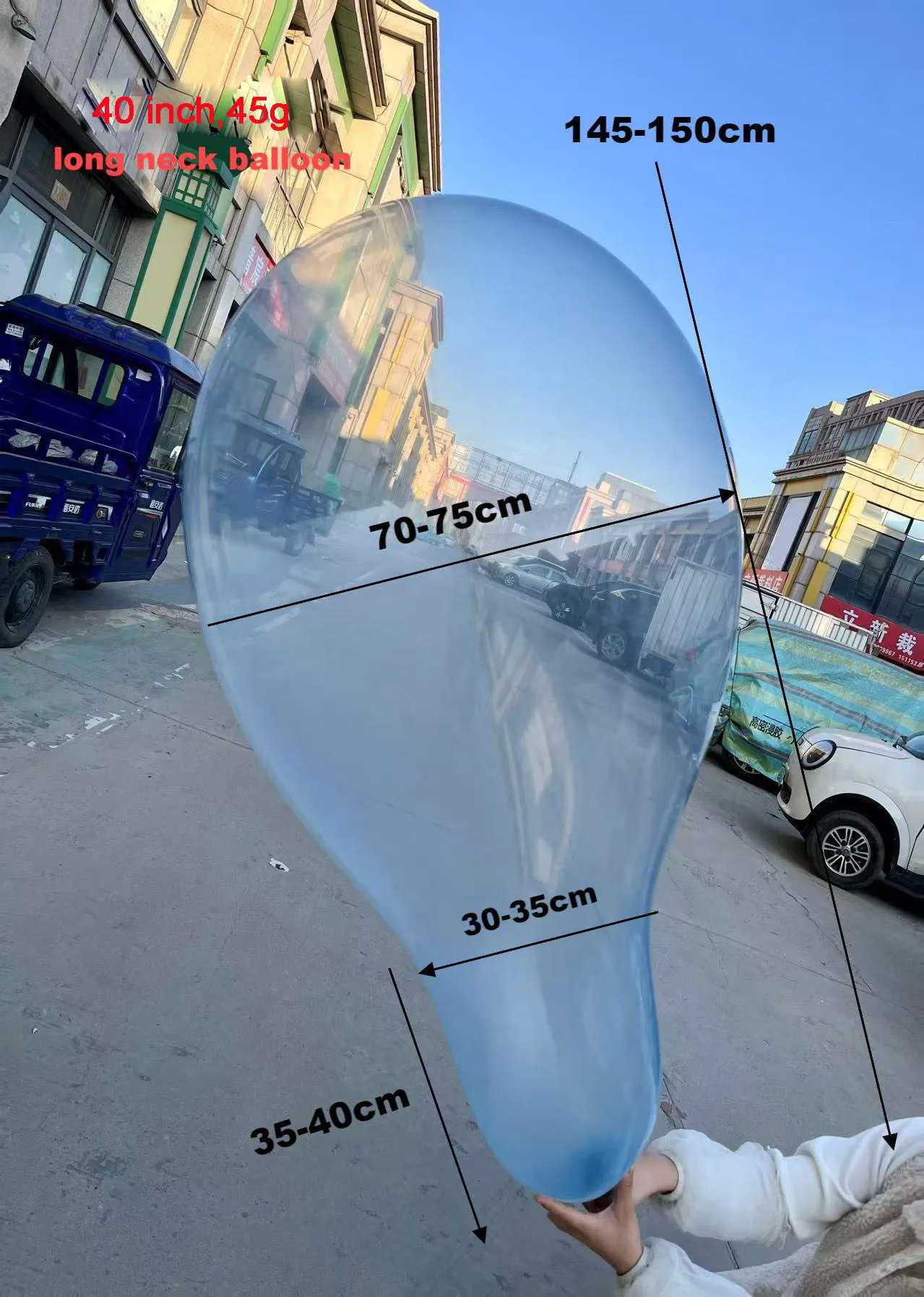 Thiner Balloon Thin Latex and Long Neck Little Pigment Transparent ...