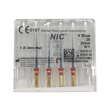 Ce Approved Nic Dental Root-canal Instruments V-blue Niti Rotary Engine ...
