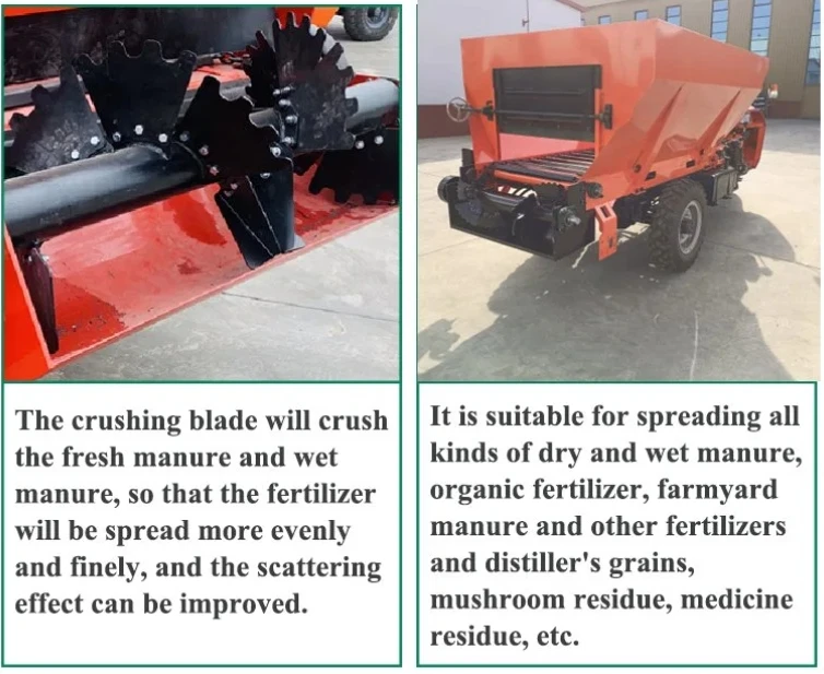 3000l Tricycle Power Fertilizer Spreader Granular Spreaders For Manure Application - Buy 3000l ...