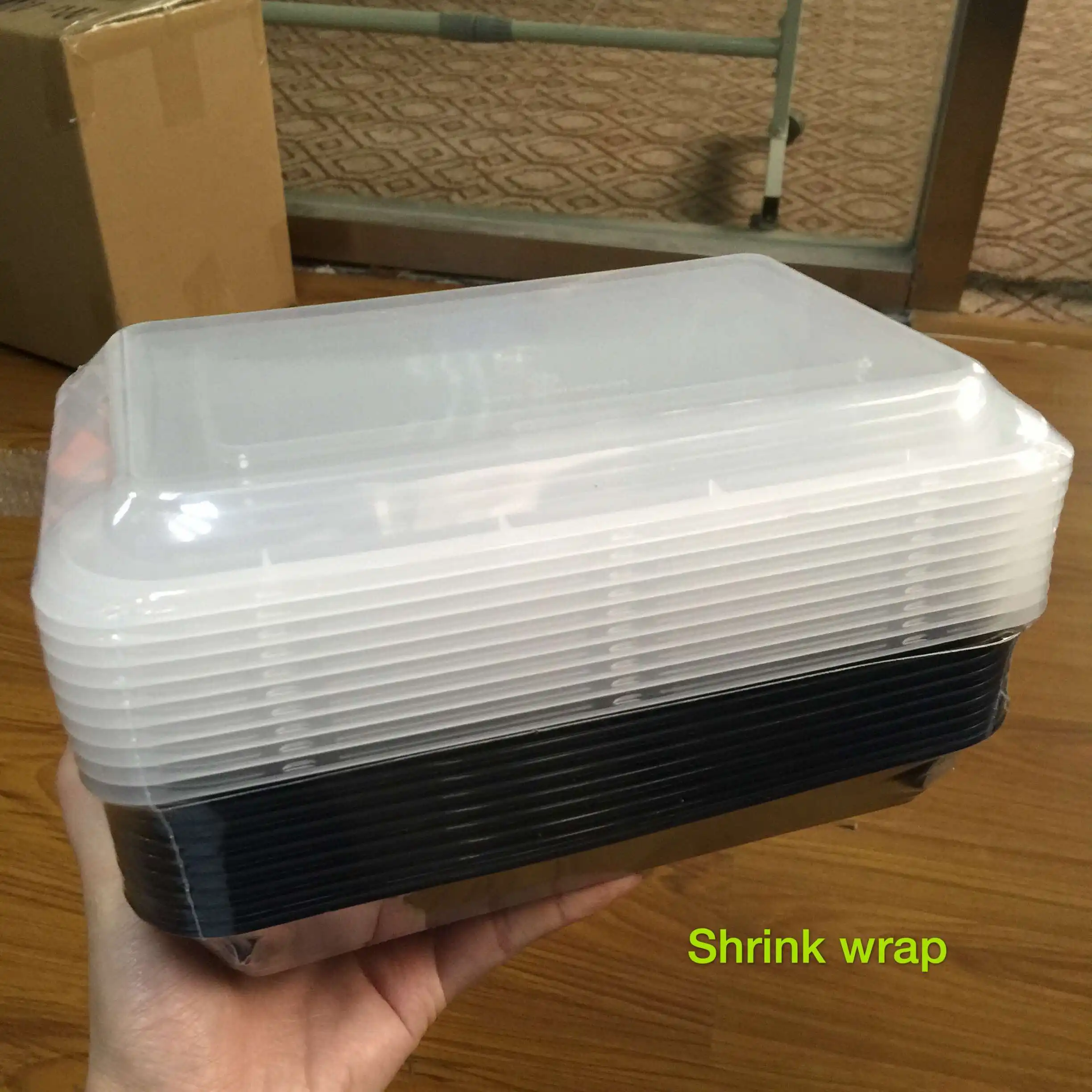 Takeaway Plastic Food Packaging Containers Bento Lunch Box,Single ...