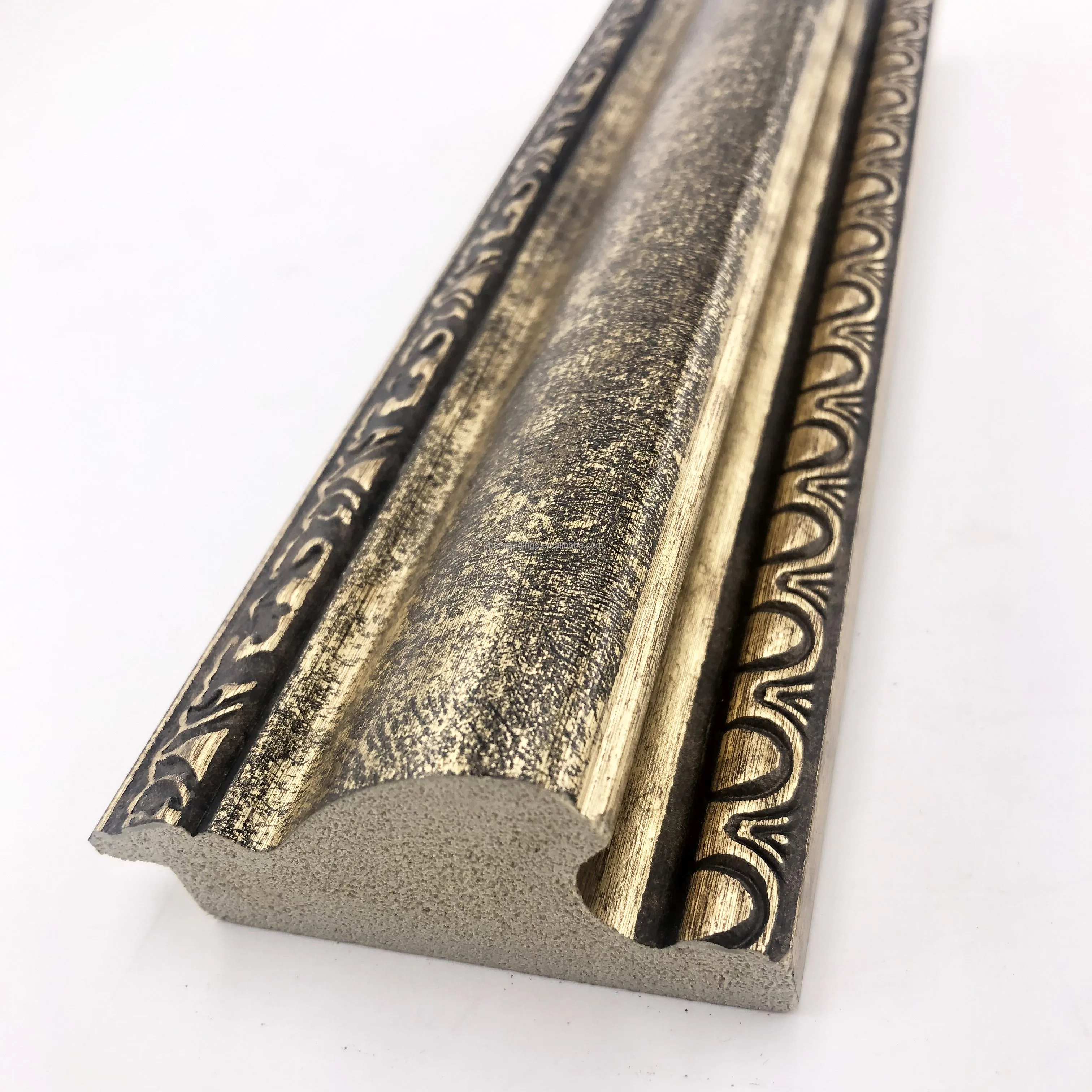 High Density Extruded Polystyrene Foam Picture Frame Moulding