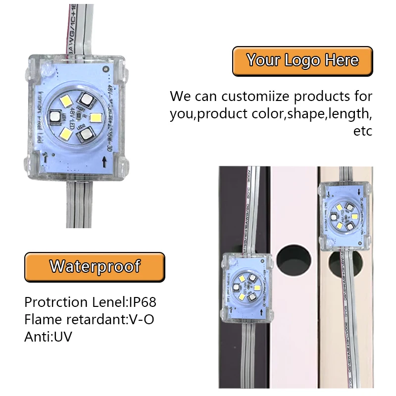 IP68 Waterproof 48V Christmas Lights - Durable & Bright