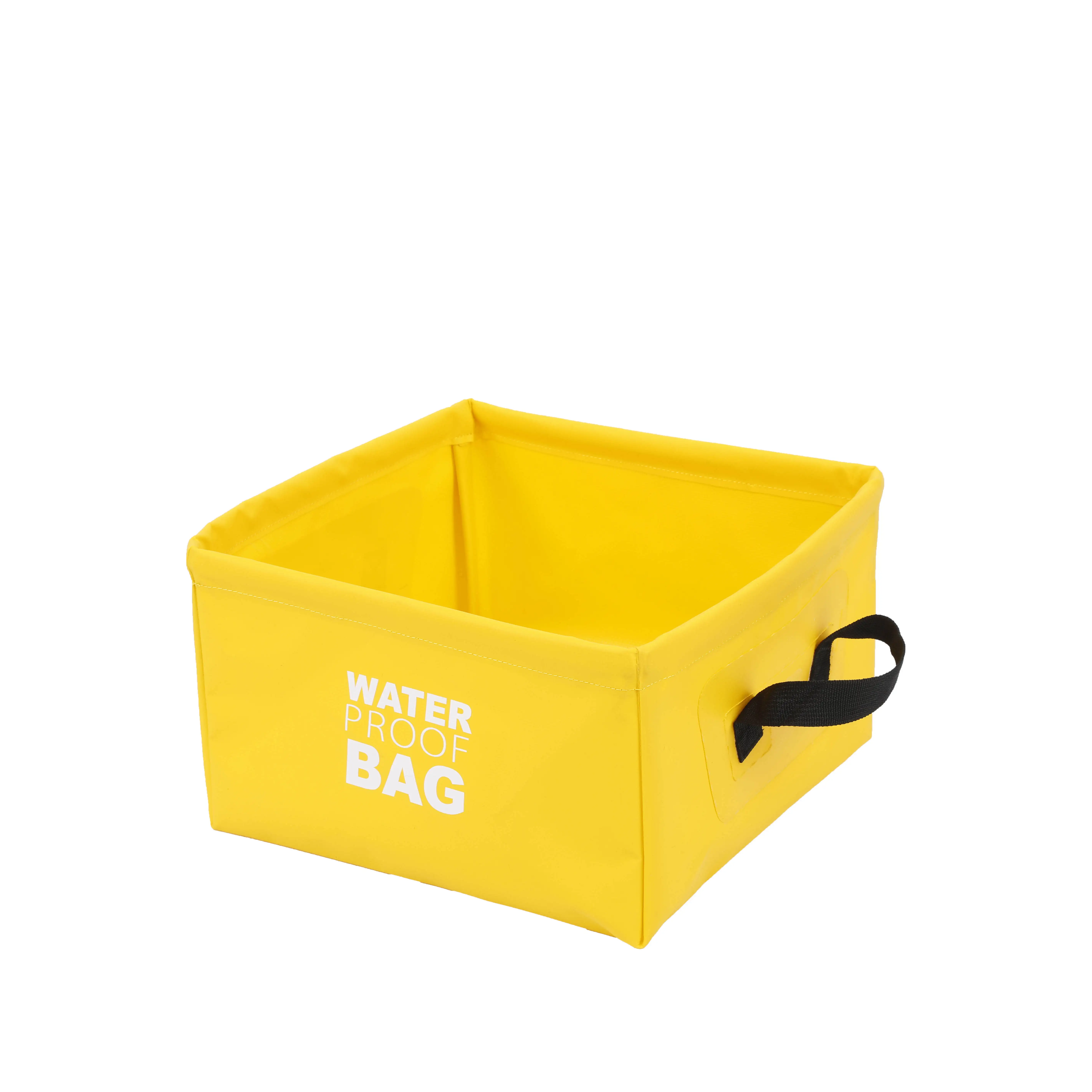 Folding Pvc Bucket Foldable Wash Basin Basket Storage Box For Camping ...