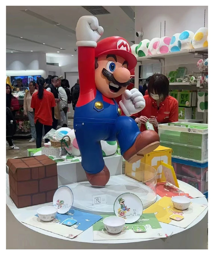 Customized Super Mario Life Size Statue - Art & Collectibles