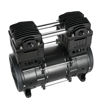 2hp 1500w Quiet Oilless Air Compressor Pump 2 Cylinder Used Industrial ...