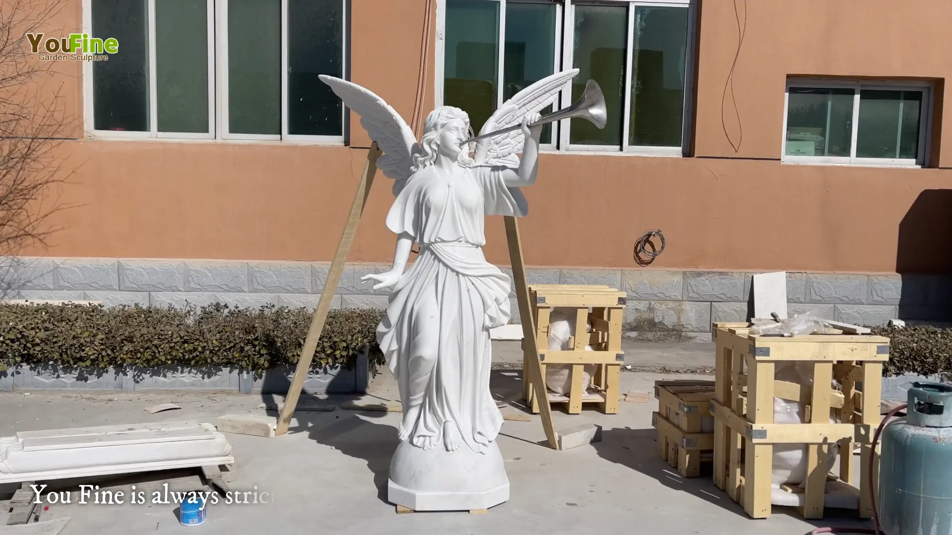 Life Size White Stone Marble Angel Cemetery Tombstone Monument Statue ...