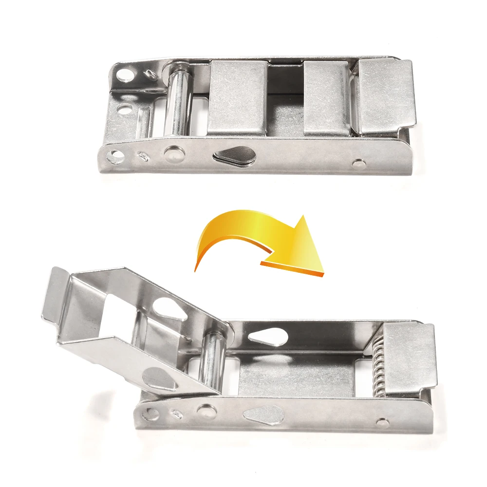 Premium Quality 2" 1000kgs Curtain Side Truck Buckle Sliver 304 ...