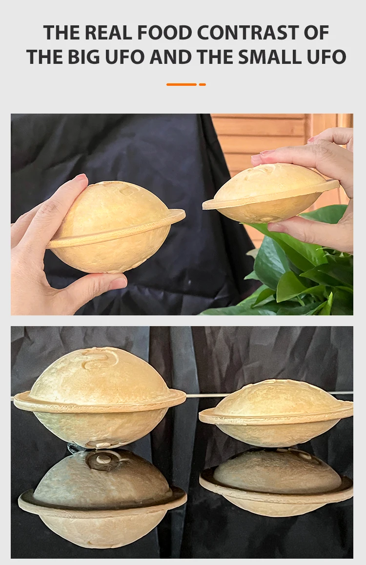 Customize Big Size UFO Burger Maker Machine Ice Cream Hamburger Press ...