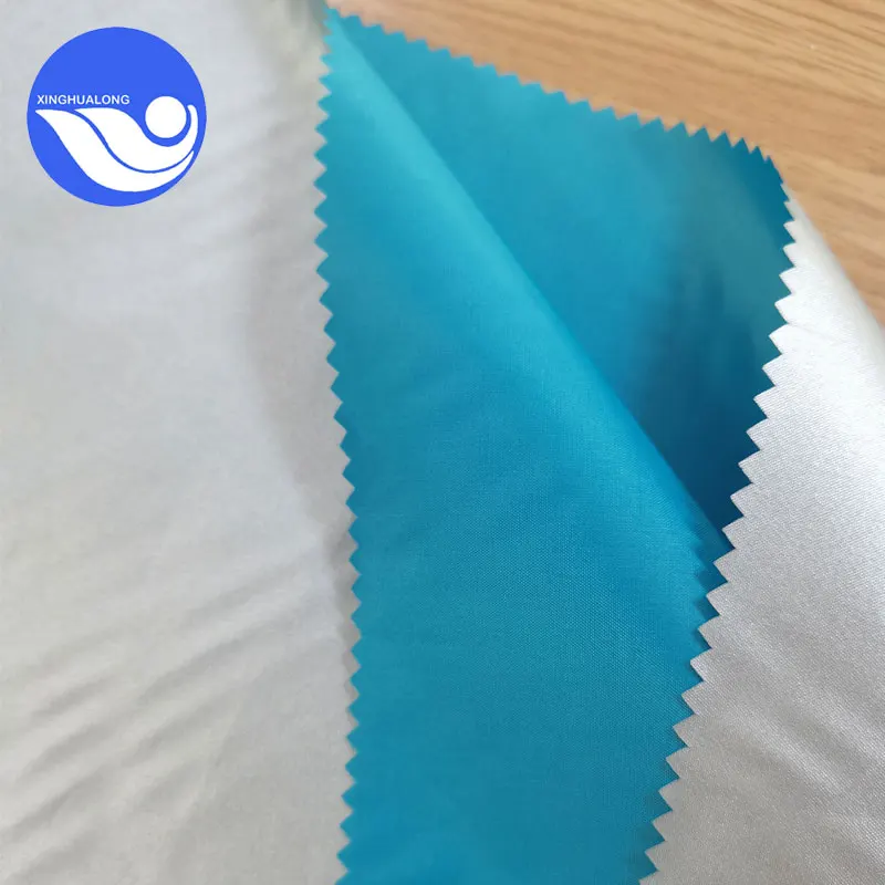 Fabrics Factory Low Price 170T 190T 210T Silver Coating Polyester ...