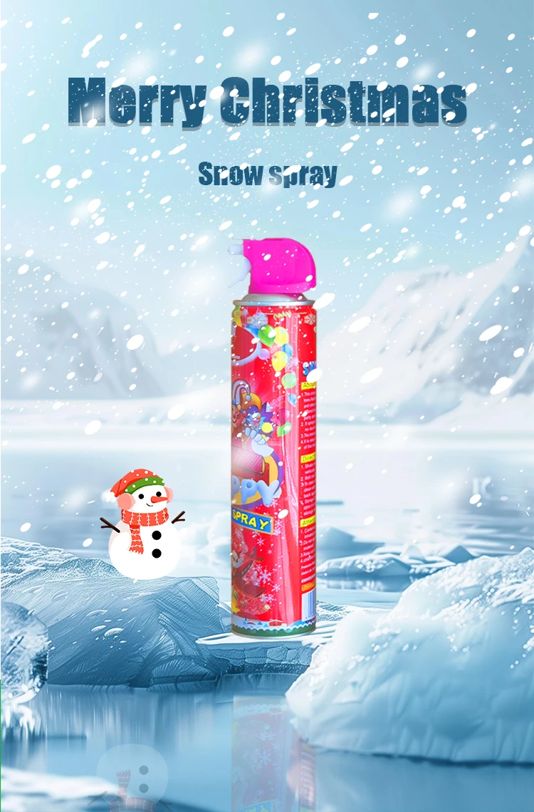 Colorful Outdoor Snow Foam Spray for Christmas, Halloween & Parties ...