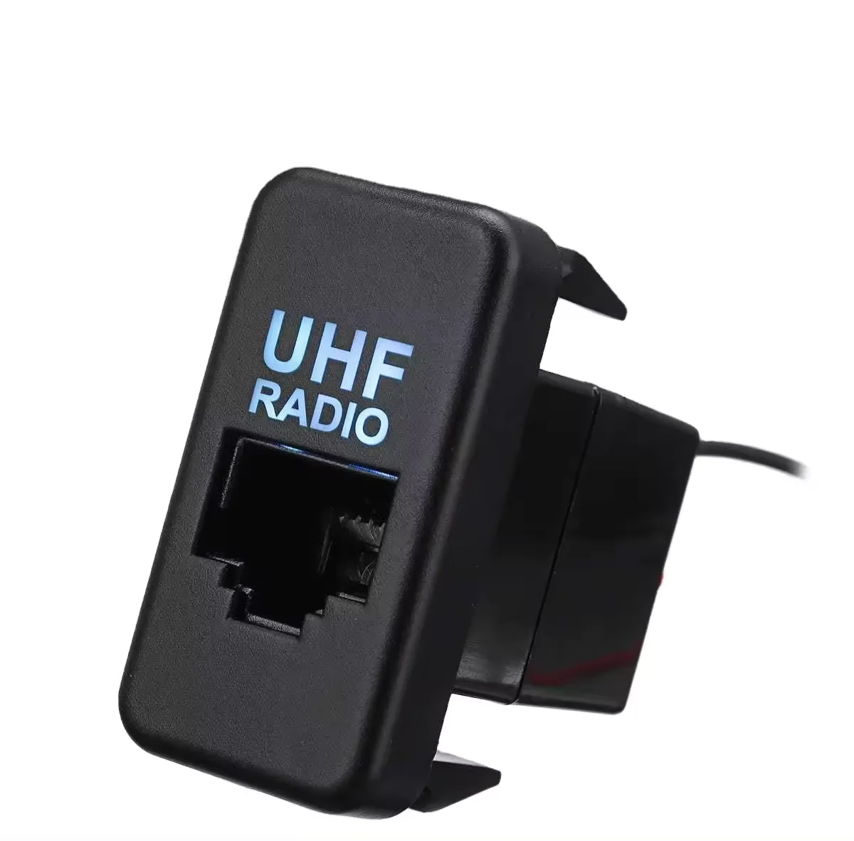 Rj45 Uhf Radio Microphone Blue Led Pass Through Socket Outlet For ...