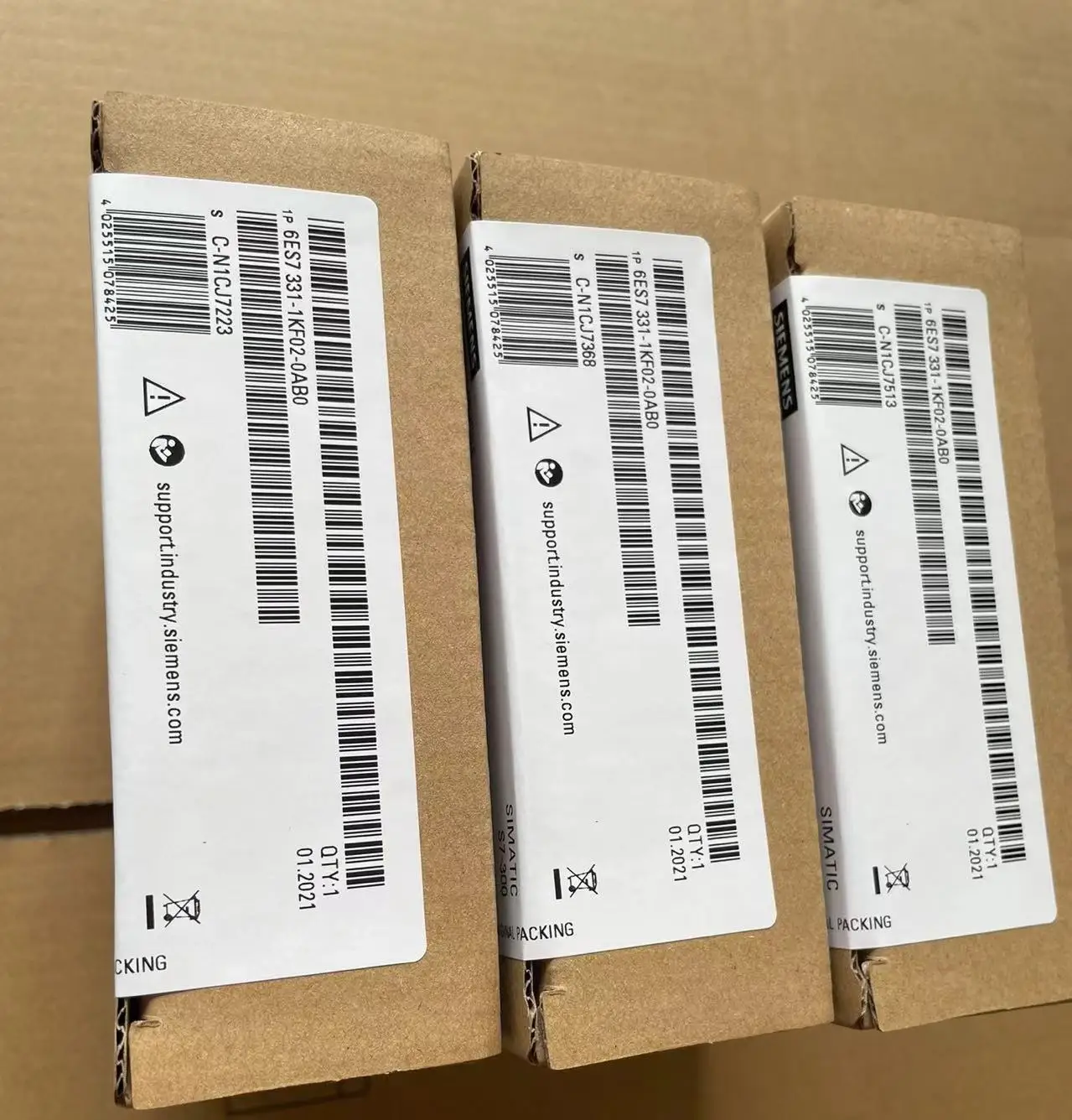 6es7331-1kf02-0ab0 S7-300 Io-module Bundle Consisting Of: Analog Input ...