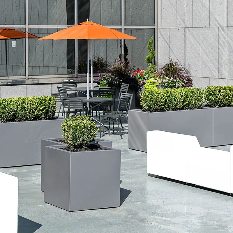 Outdoor Aluminum Raised Garden Bed,Planter Box For Vegetables,Flowers ...