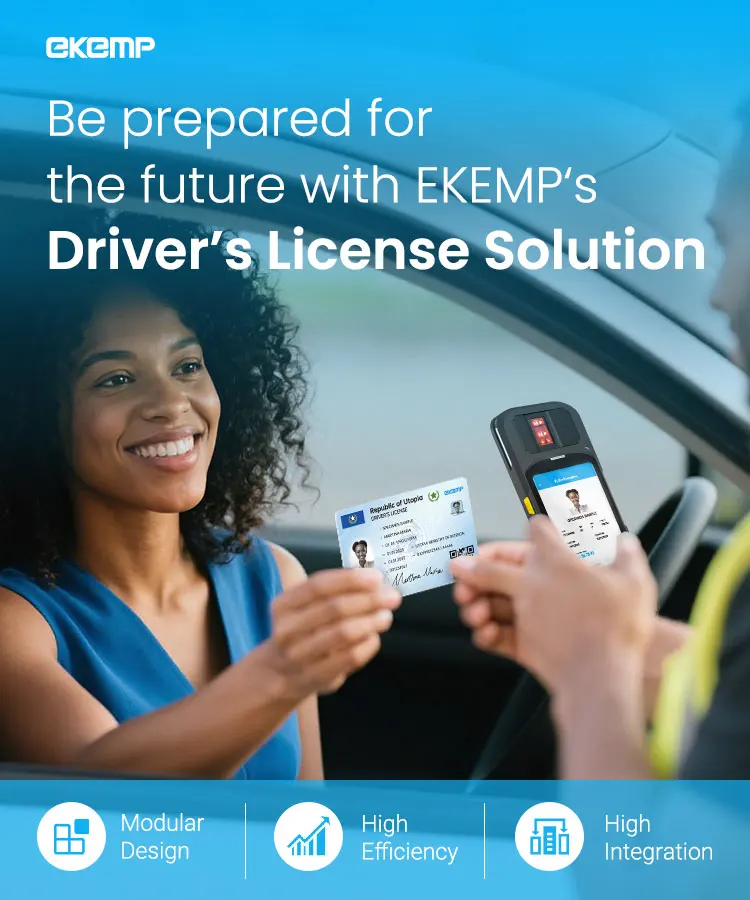 Driver License Registration and Issuance System with Biometric Terminal ...