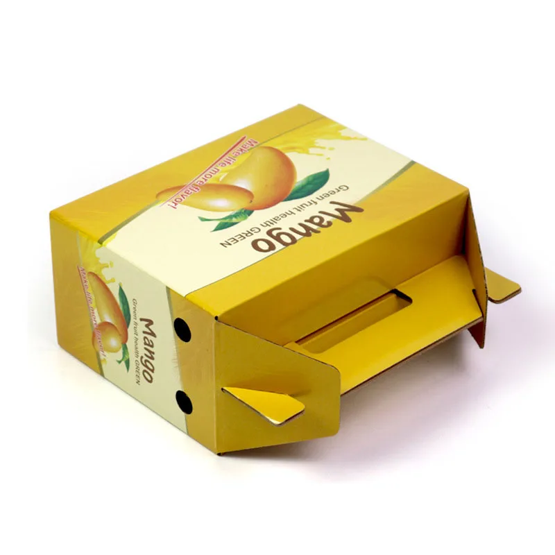 Custom Printing Mangoes Dragon Fresh Fruit Packaging Corrugated Paper ...