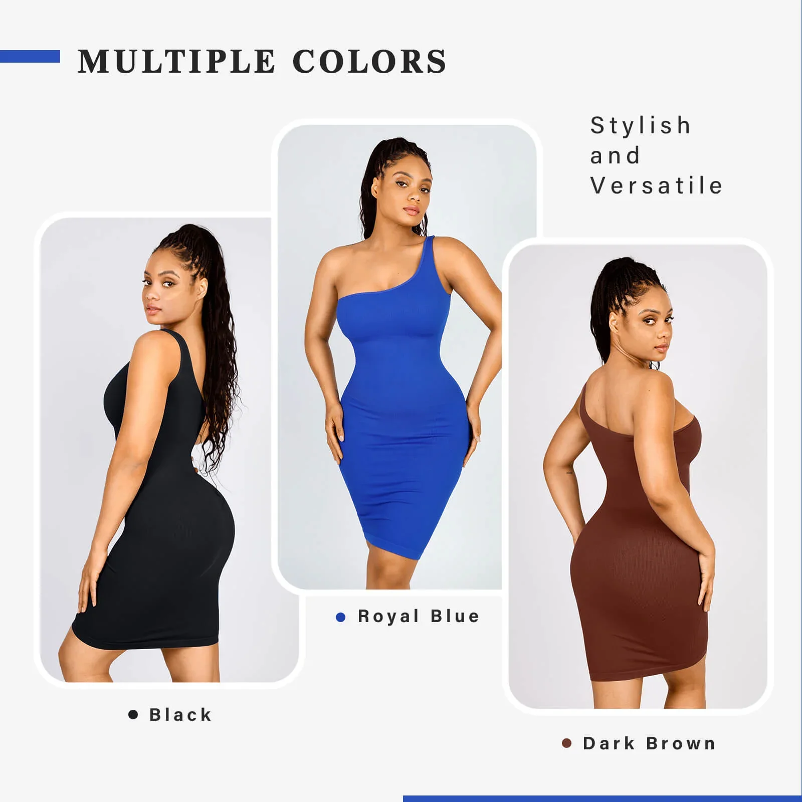 Wholesale Seamless Eco-Friendly Slanted Neck Body Shaper