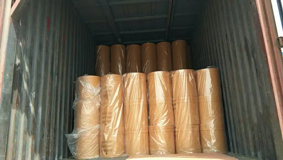 X1 Dia 38cm X 40cm Round Kraft Paper Fiber Drum For Chemical Products ...