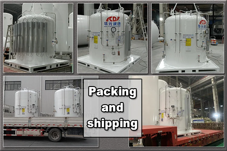 2000L Vertical Cryogenic Liquid Gas Tank Fast and Easy to Cold Storage ...