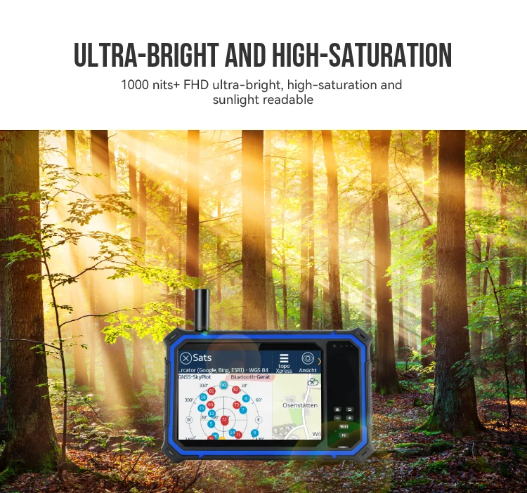 T80gn 18900mah Battery Rugged Gnss Gps Tablet Pc Meter Level Precision ...