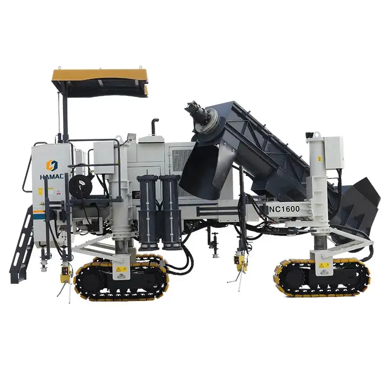 Hamac 12m New Construction Sidewalk Drainage Paving Machine Small Curb ...