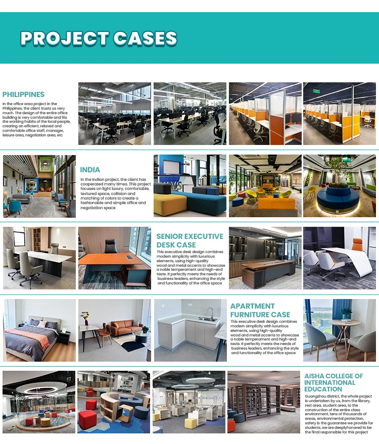 Modern Luxury Modular Office Desk Ceo Executive Wooden Computer Table ...