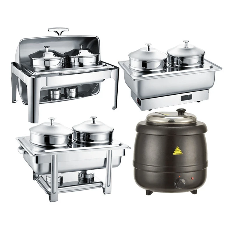 Luxury Gold And Silver Buffetware Chaffing Dish Buffet Food Warmer ...