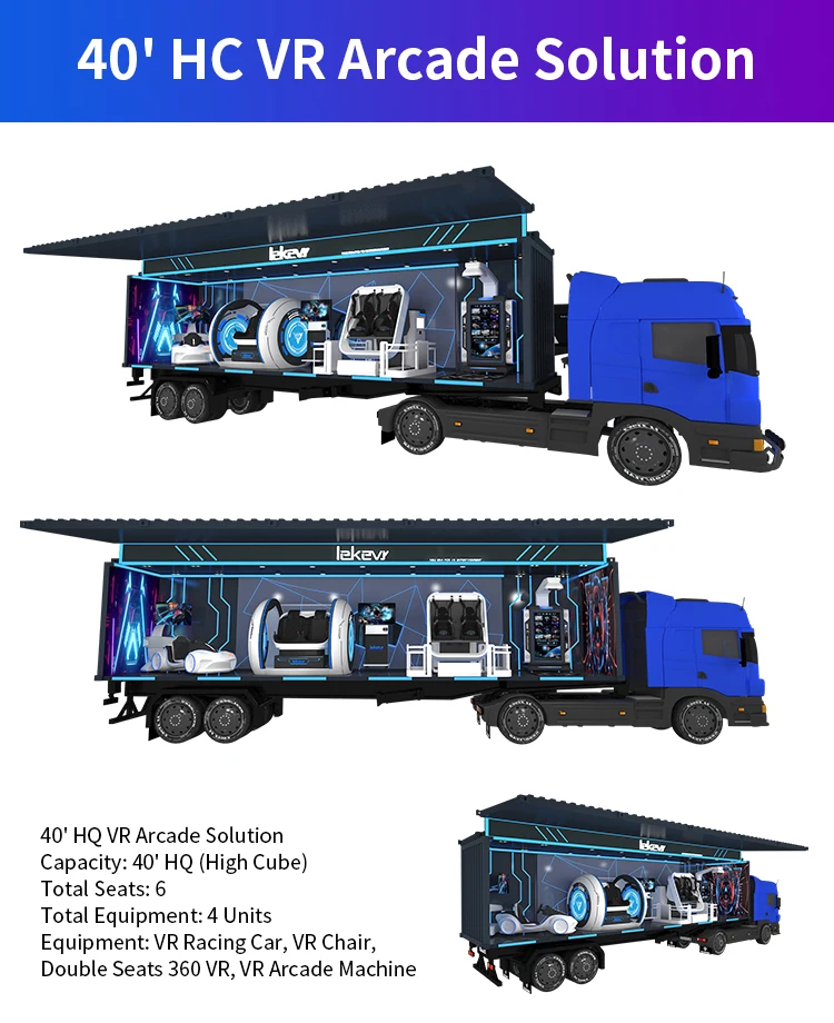 One-stop Mobile Vr Experience Center Solution For Truck / Car ...