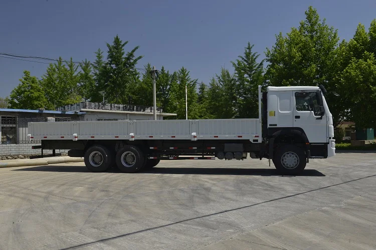 Sinotruk Used Cargo Box Trucks 6x4 Medium Cargo Fence Heavy Duty Truck ...