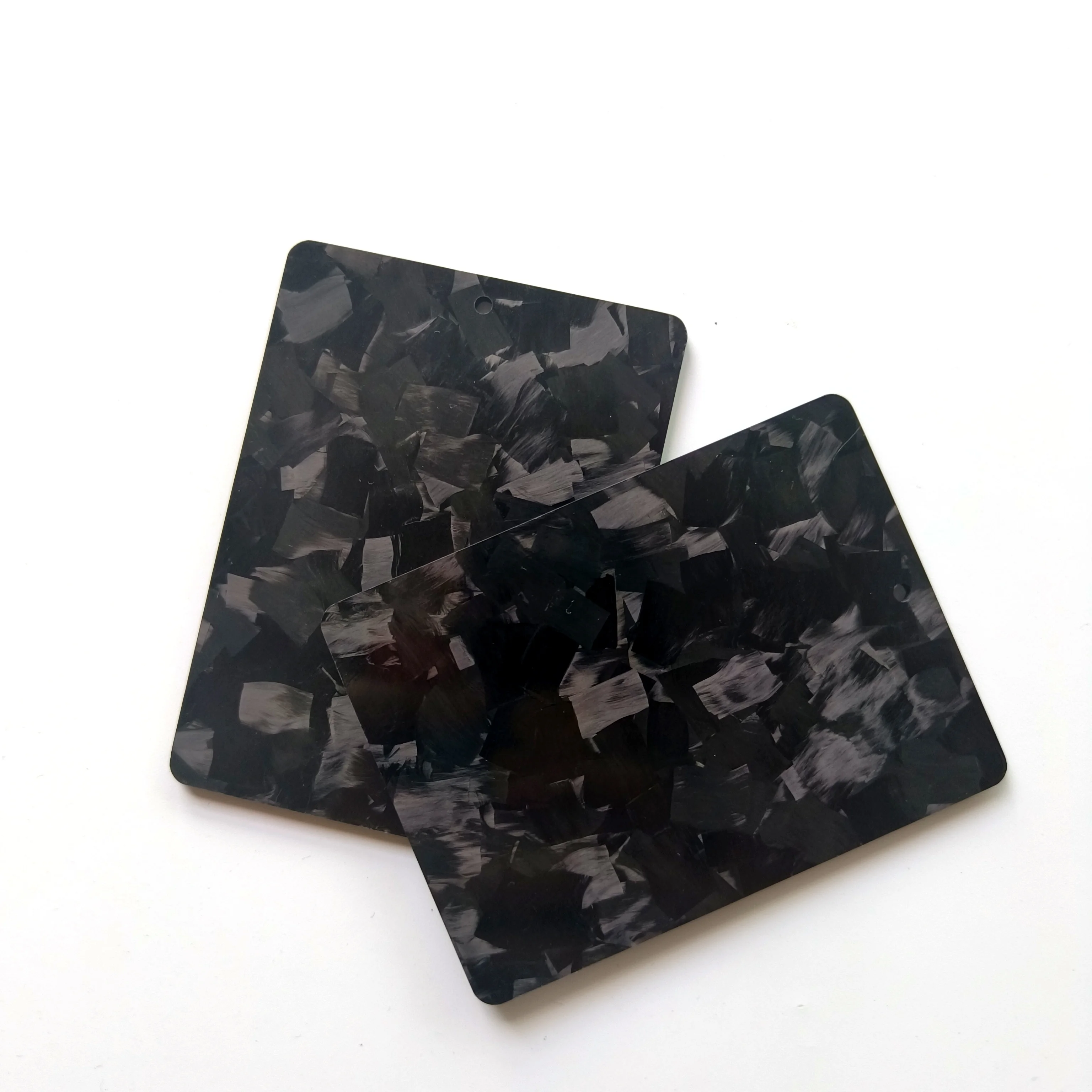 Premium Black Forged Carbon Fiber Plate Sheet Matte Glossy CNC Cut ...