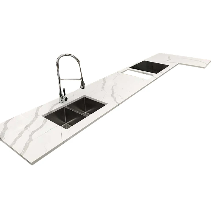 Prefab Composite Quartz Kitchen Counter Tops - Modern & Durable