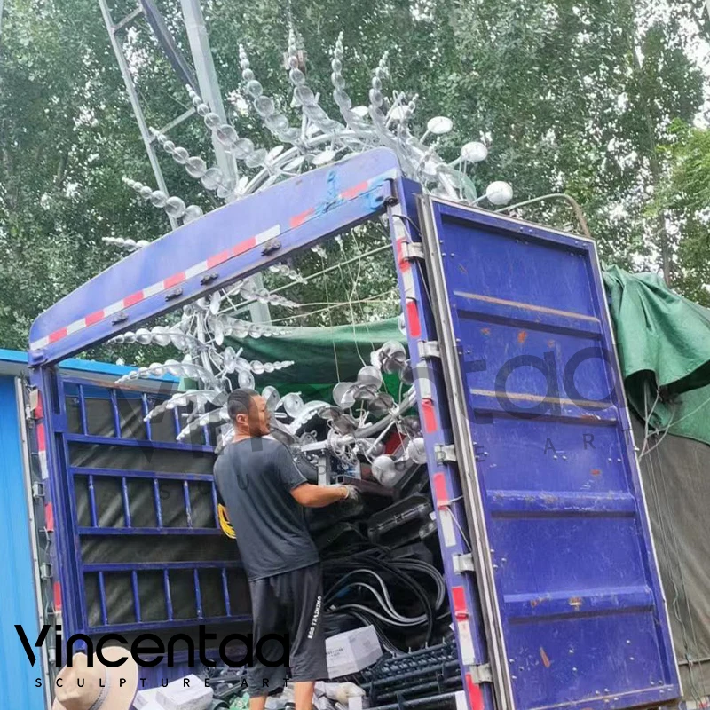 Vincentaa Outdoor Large Wind Art Installation Sculpture