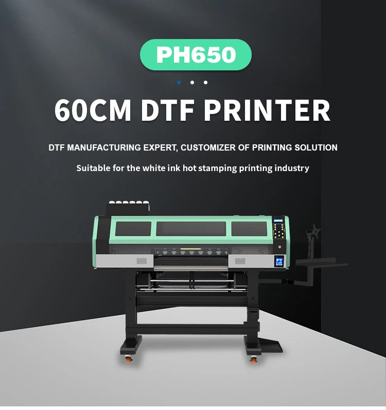 60cm 4 Head I3200 Dtf Printing Machine 24 Inch Pet Film Dtf Printer ...