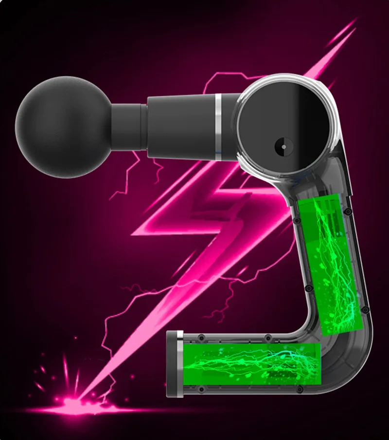 Handheld Reflex Muscle Deep Relaxation Body Fascial Massage Hammer Gun ...