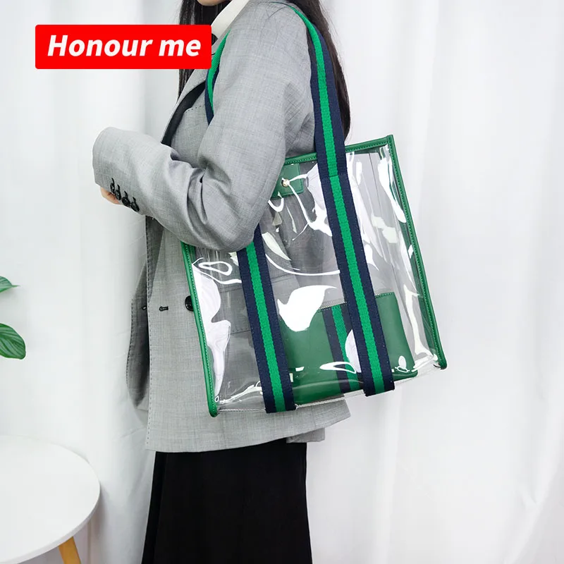 Wholesale Clear PVC Tote Bags - Water Resistant & Stylish