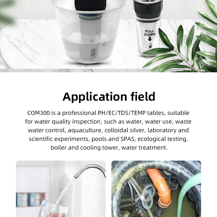 Hm Digital Com-300 Conductivity Tds/ec/ph Ph Detection Pens Waterproof ...