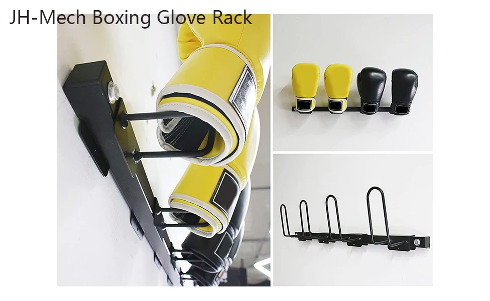 Jh-mech Boxing Glove Rack - Durable Metal Storage Solution