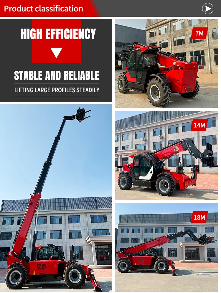 China Manufacturer Mini Telehandler Telescopic Forklift Compact Front ...