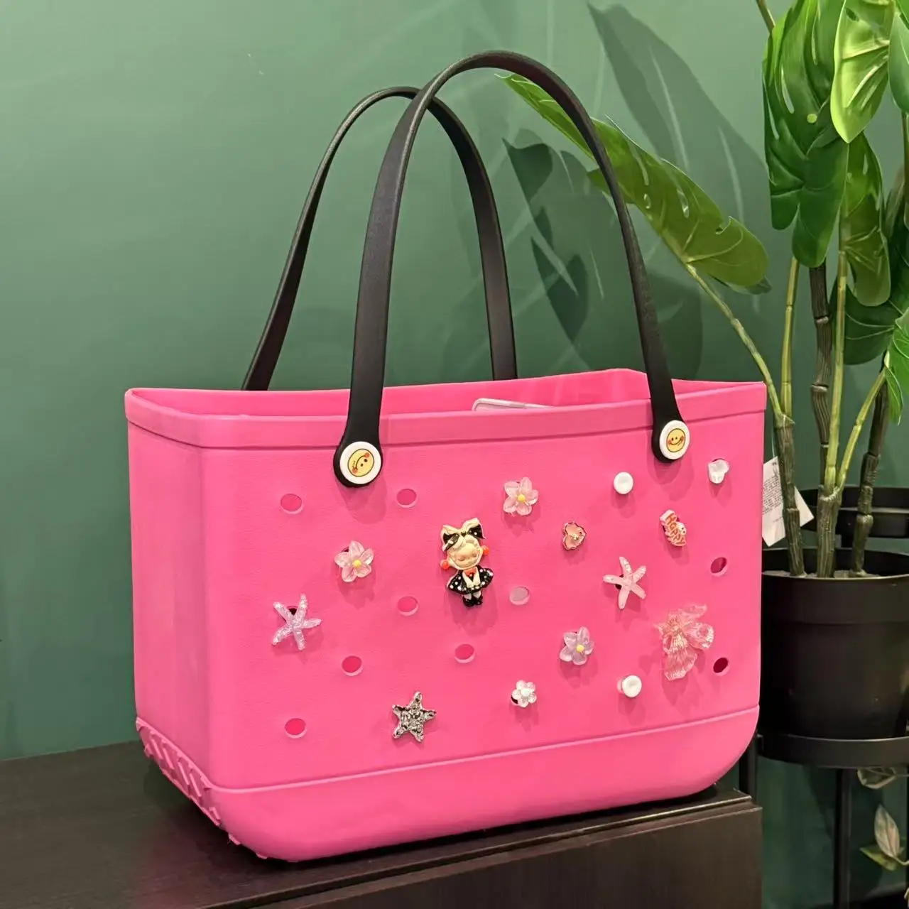 FENGJIU Beach Tote Bag - Eco-Friendly, Lightweight & Waterproof