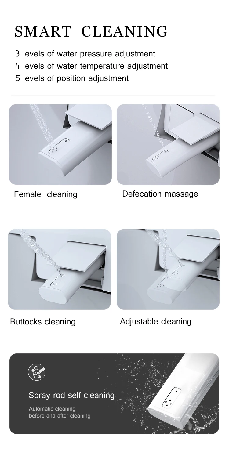 Modern Intelligent One Piece Closestool Wc 2022 Luxury Toilet Bowl ...