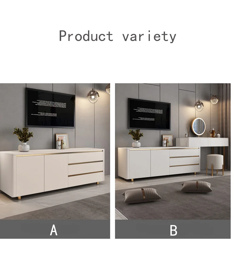 Modern Dressing Table with Storage - Stylish & Functional