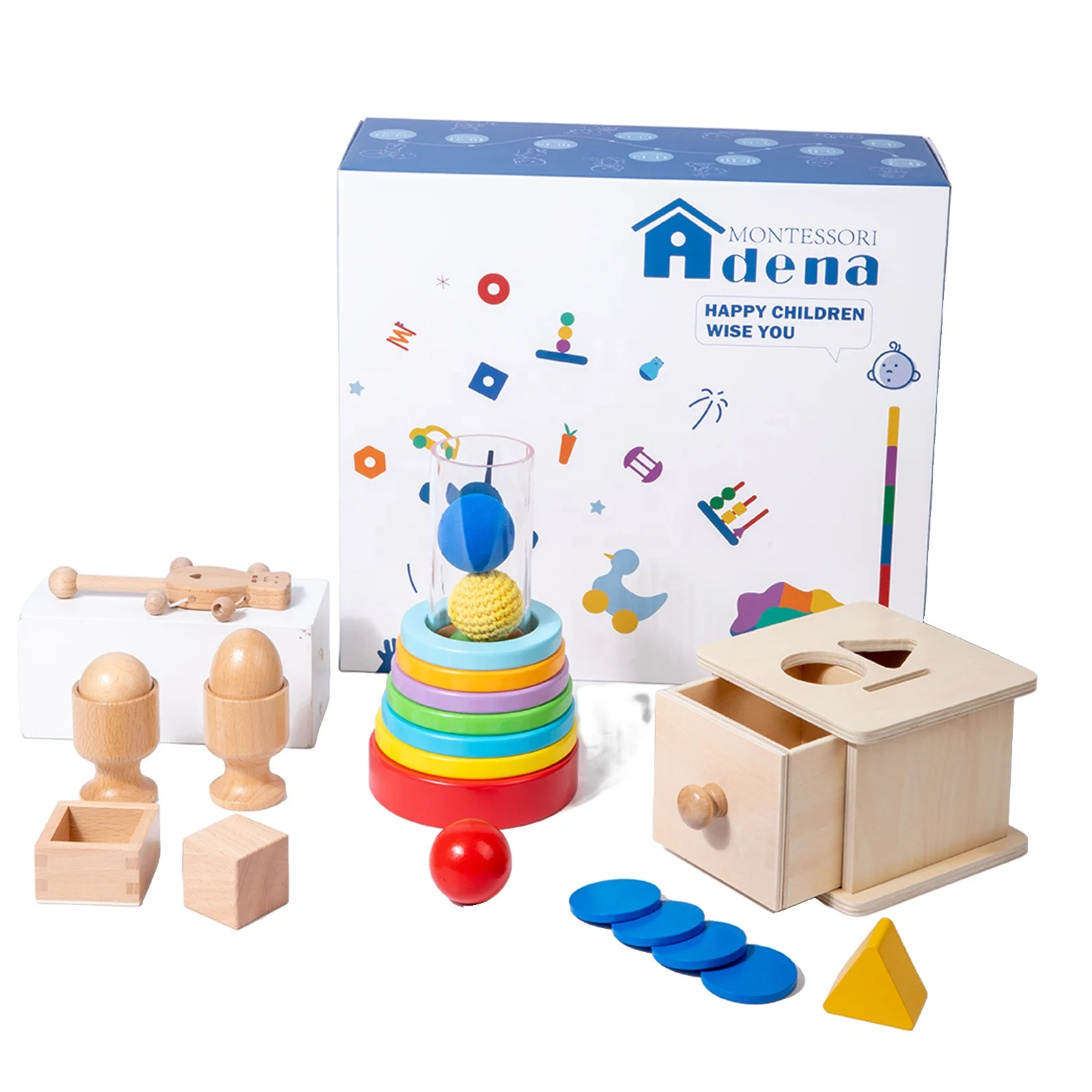 Montessori Early Educational Montessori Play Kit For 9-10 Month Baby ...