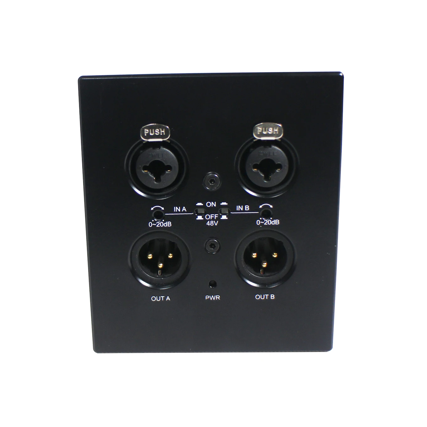 Dante Panel Series Wall-mounted Interface Machines Dante Wall Panel 2*2 ...