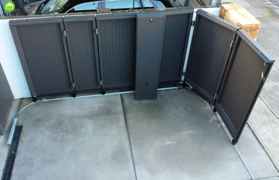 Electric Garden Aluminium Sliding Gate Motor 90 Degrees Angle Turnable ...