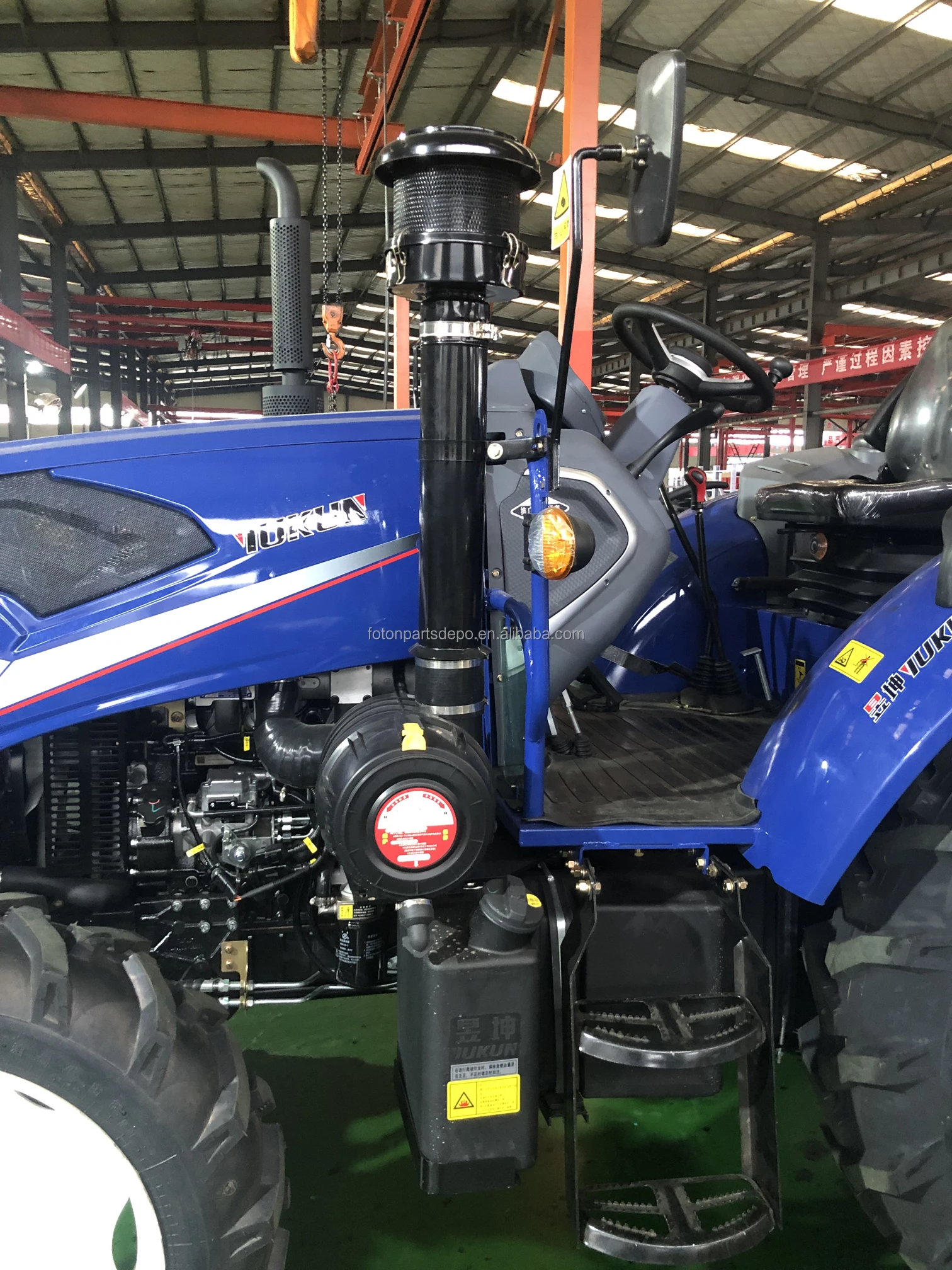 70HP Agricultural Tractor 4 Wheel Drive with Rops Agricultural Machinery & Equipment Farm ...