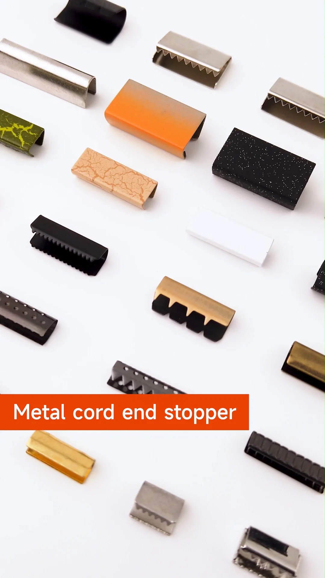 Wholesale Belt Buckle Crimp Clamp Ends Webbing Metal Cord End Clip ...