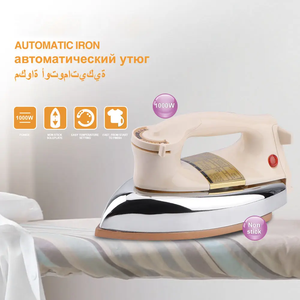 1000w Electric Dry Iron Classic Automatic Household Electric Iron Dry ...