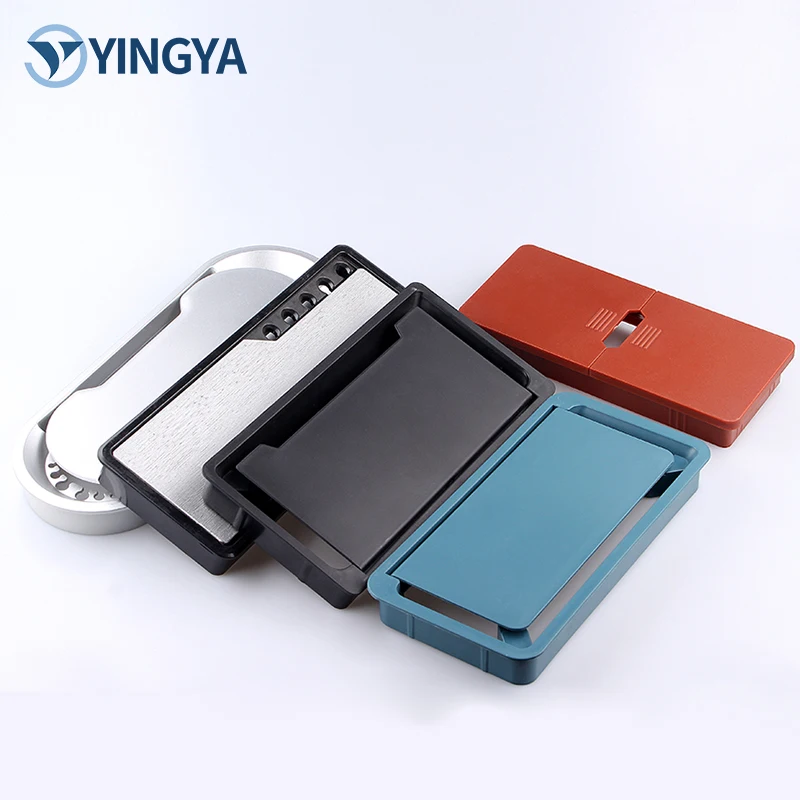 Desktop Rectangular Plastic Threading Box Decorative Wire Hole Cover ...