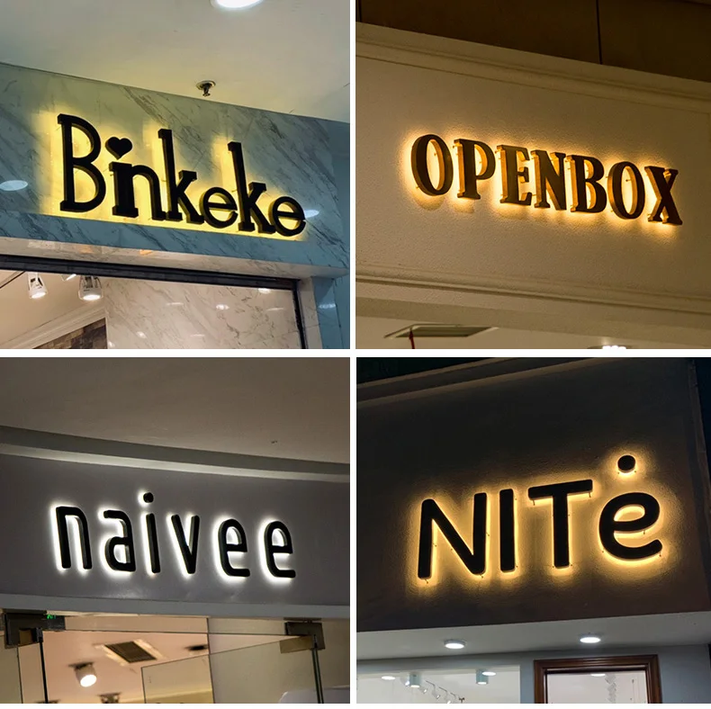 Custom Logo Outdoor Advertising Display Large Channel 3d Led Letter ...