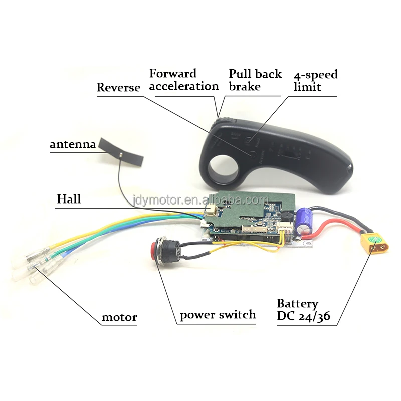 6inch Brushless Hub Motor Dc Load 200kg Electric Wheel Magnetic Bldc ...