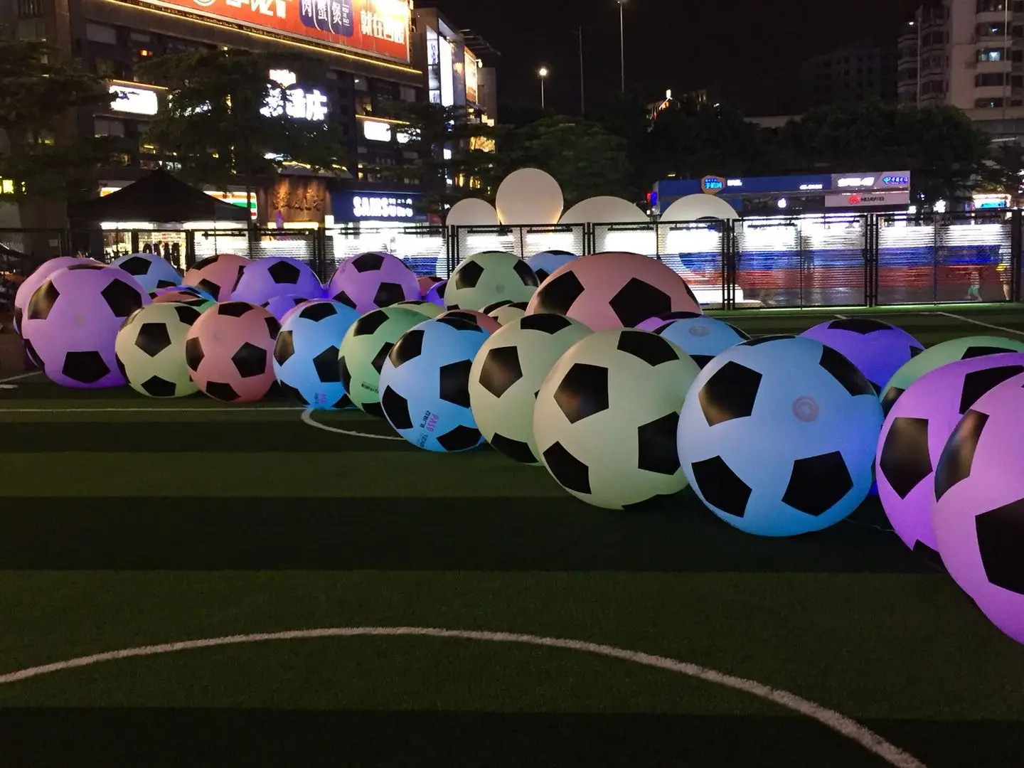 Customizable Inflatable Football Field - Perfect for Street
